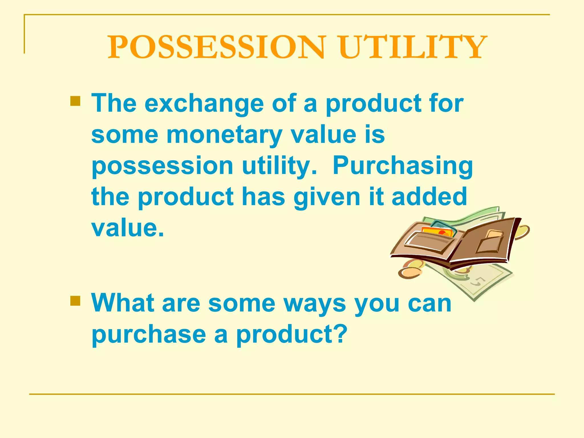Economic utilities | PPT