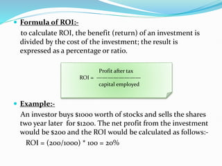 Economic value added and return on investment | PPTX | Stocks and Bonds ...