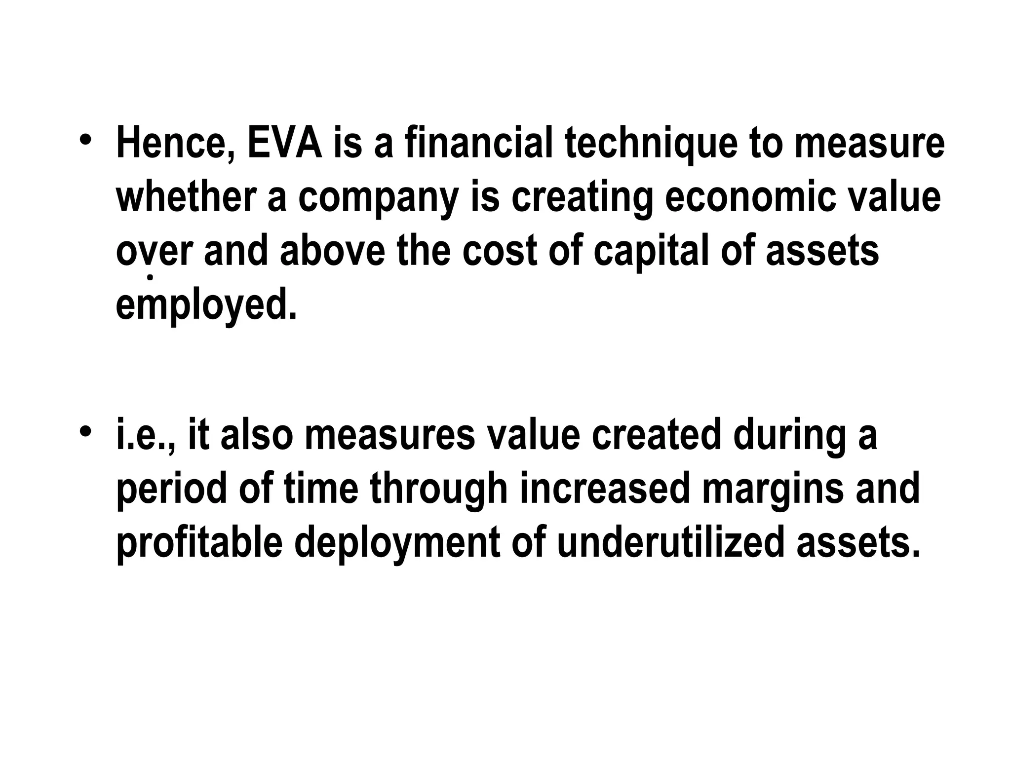 Economic value added (eva) | PPT