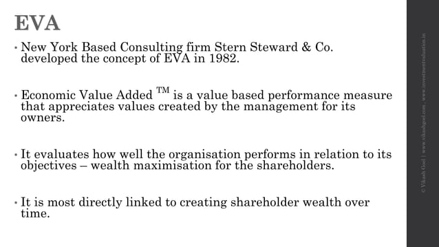 Economic Value Added (EVA), Finance, Performance Measurement by Vikash ...