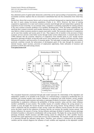 Economic values of cooperatives towards member asset creation | PDF