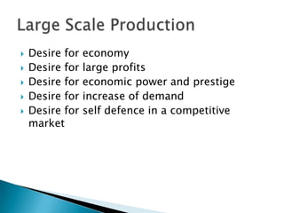 Economies & Diseconomies of Scale | PPTX