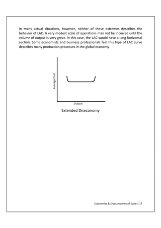 Economies & diseconomies of scale | PDF