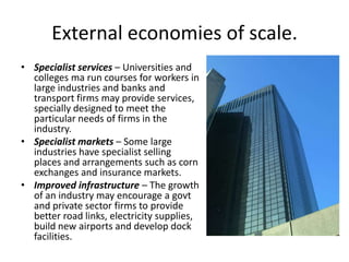 Economies Of Scale | PPTX