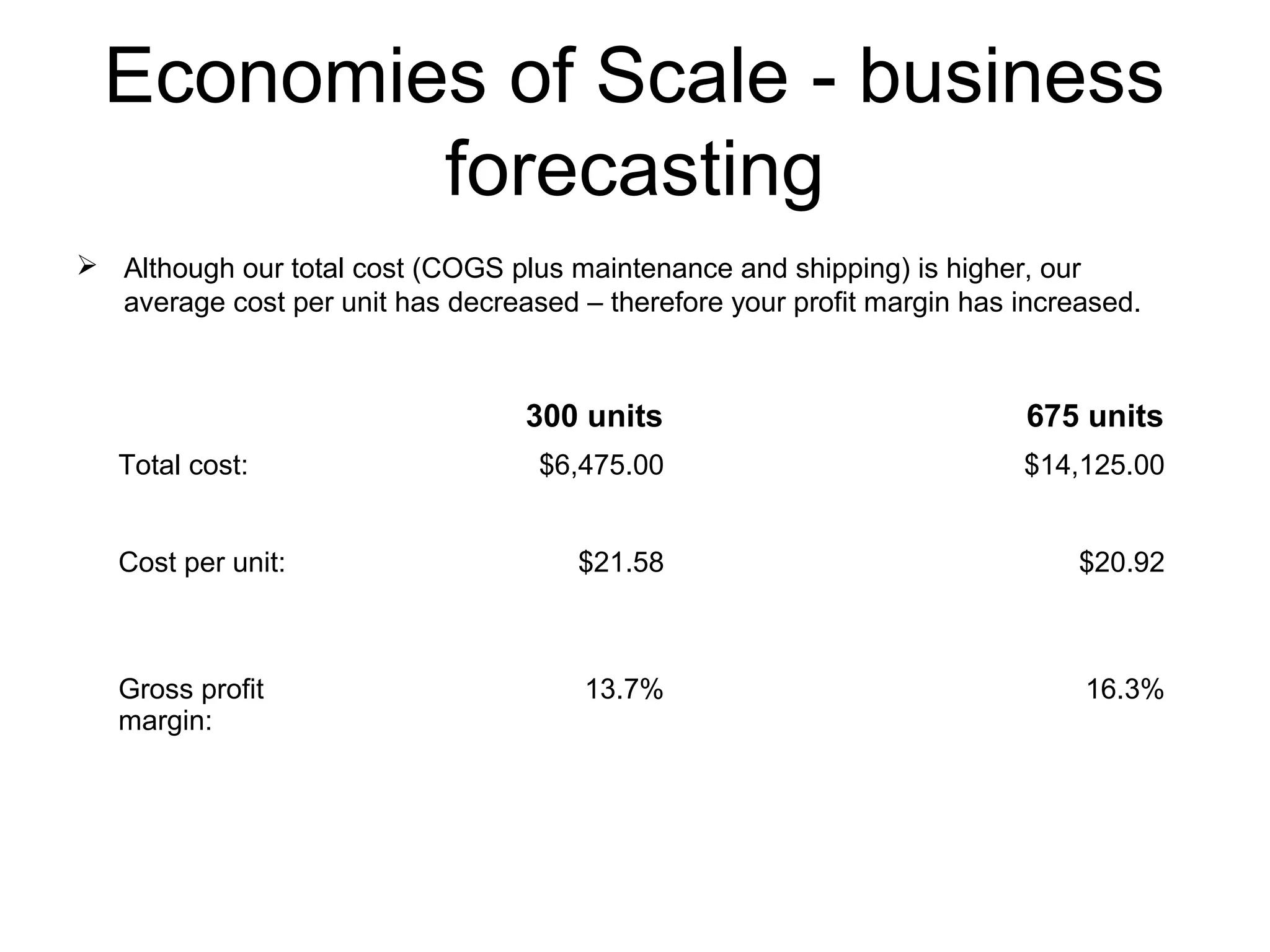 Economies of scale | PPT