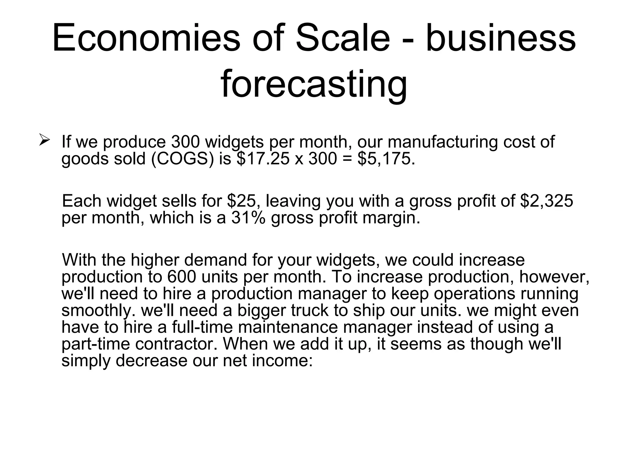 Economies of scale | PPT