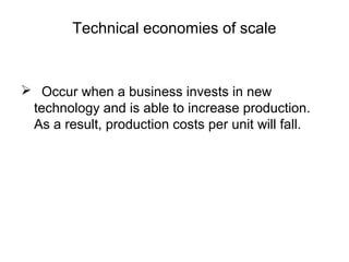 Economies of scale | PPT