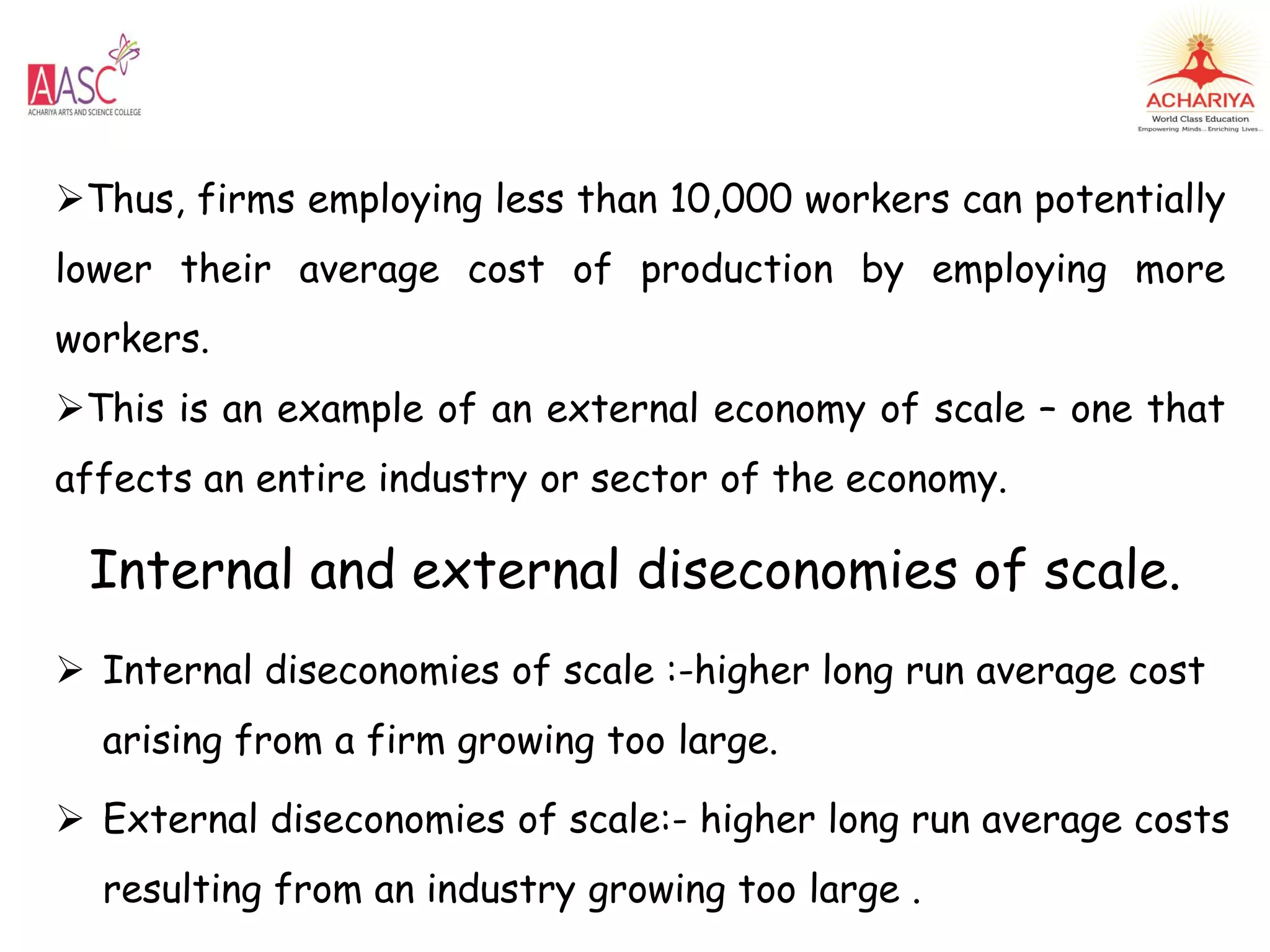 Economies of scale | PDF