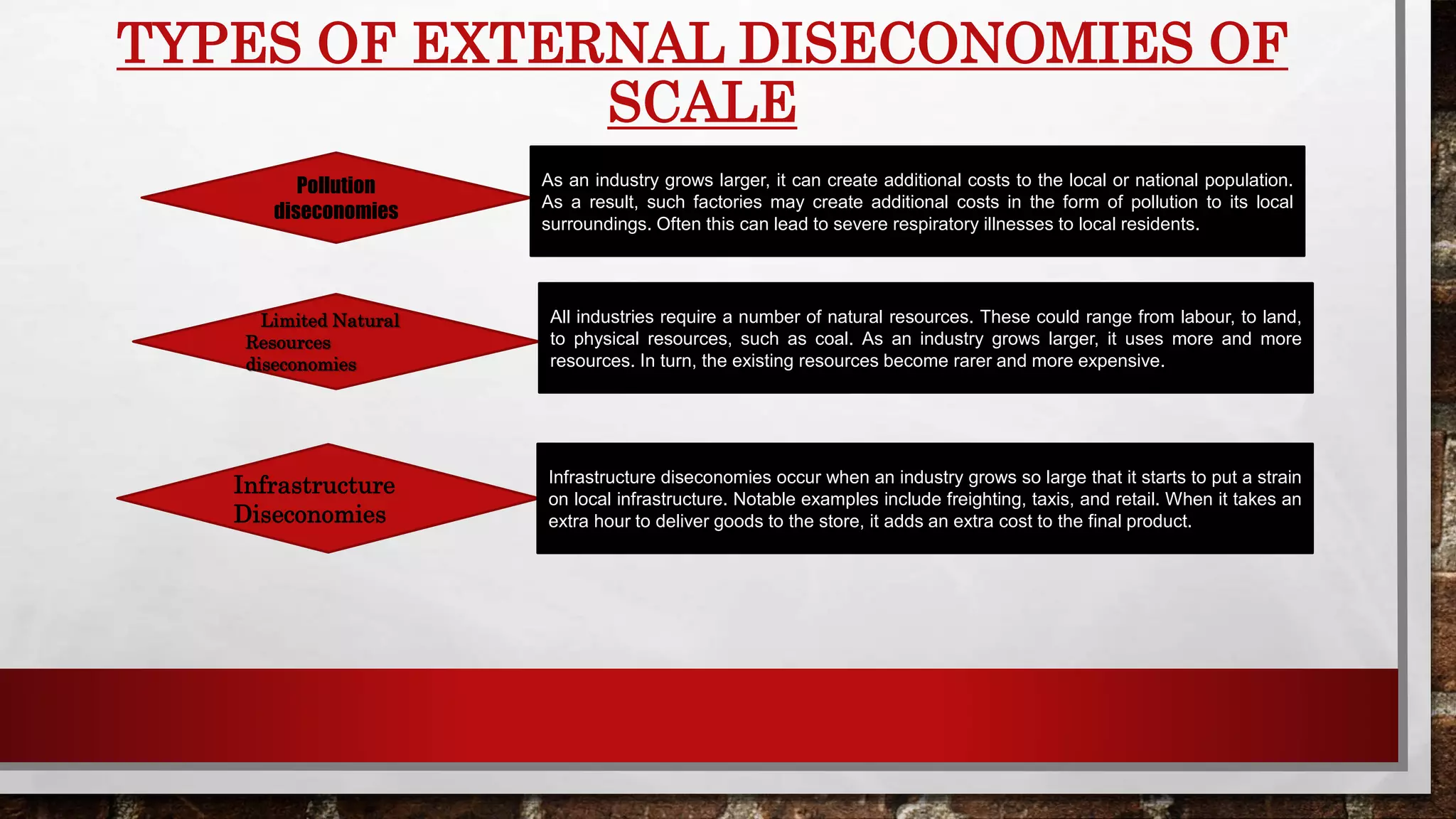 Economies and Diseconomies of scale | PPTX