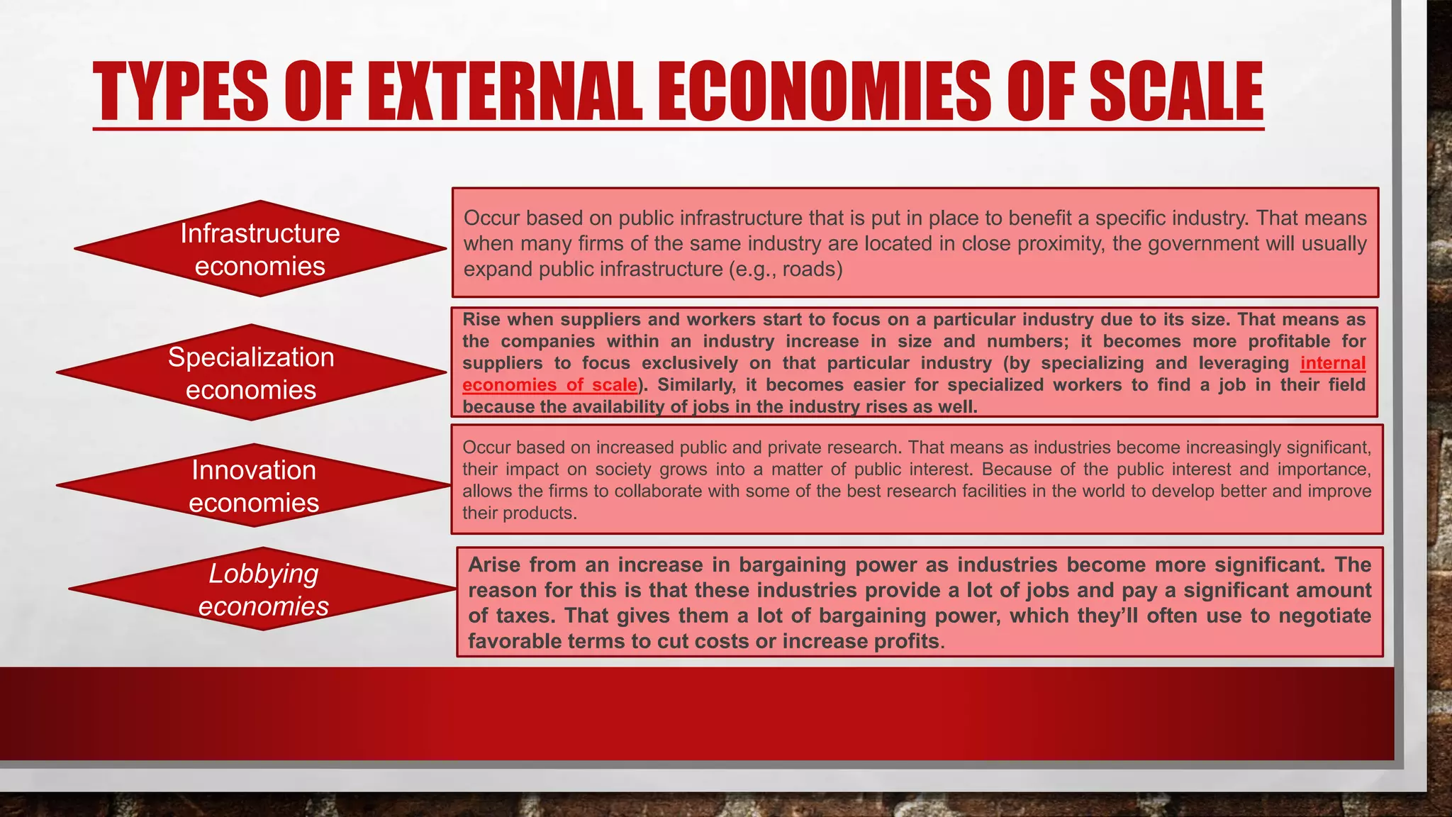 Economies and Diseconomies of scale | PPTX