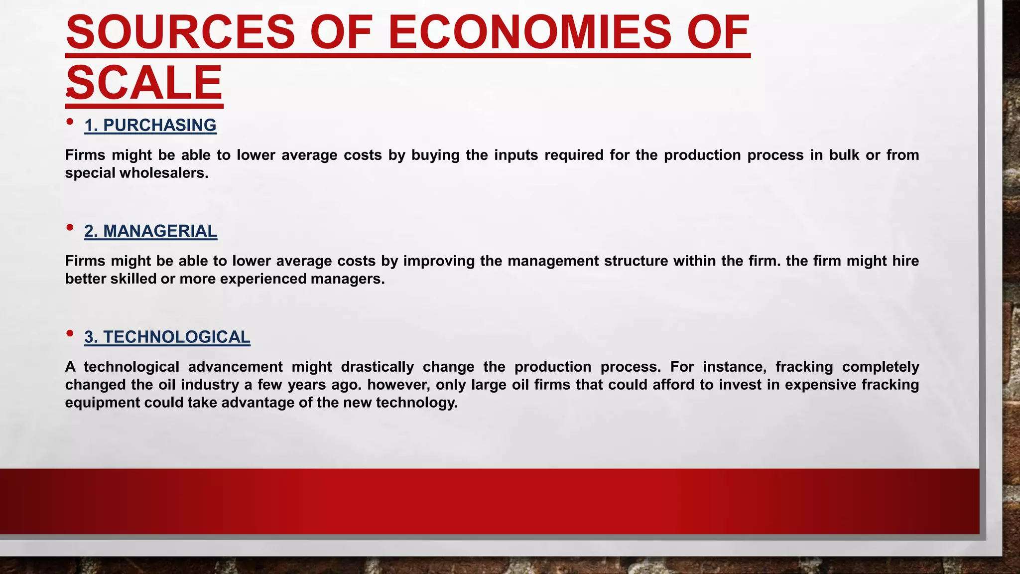 Economies and Diseconomies of scale | PPTX