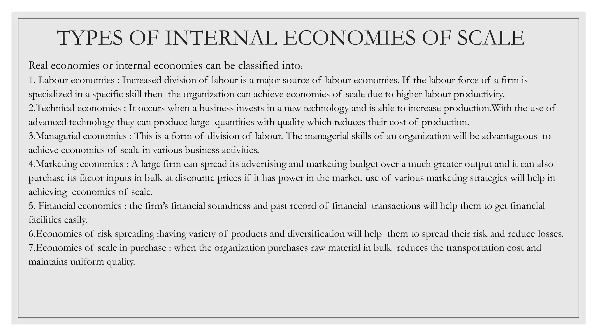Economies of scale | PPTX