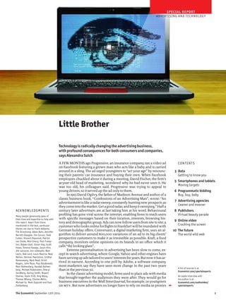 Economist - Advertising and Technology - Special Report | PDF