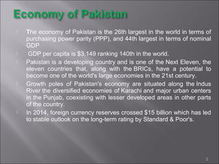 Economy of-pakistan | PPT