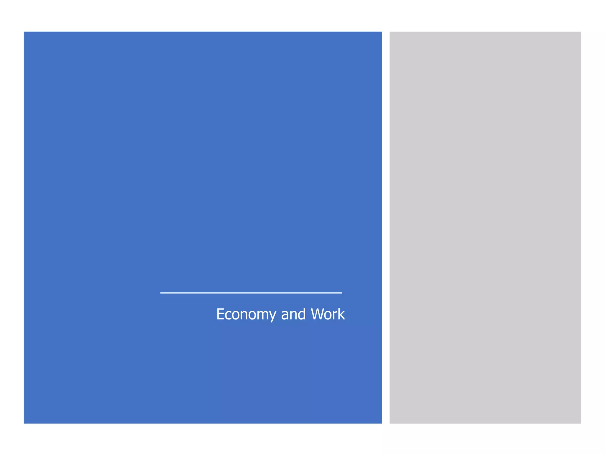 Economy and work | PPTX