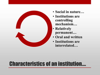 Economy as social institution... | PPTX