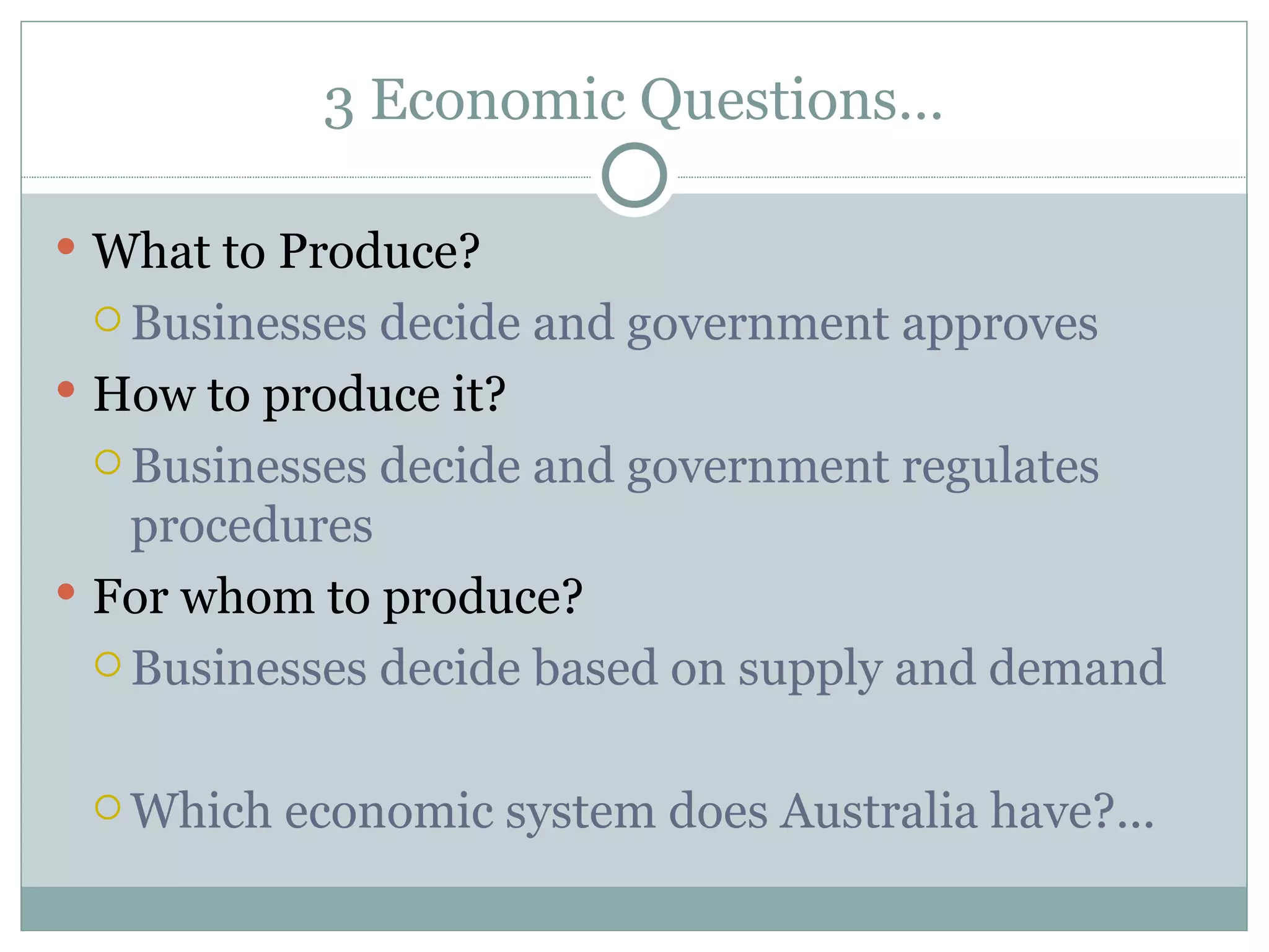 Economy Of Australia | PPT