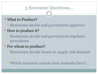 Economy Of Australia | PPT