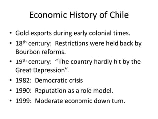 Economy of chile | PPTX