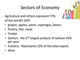 Economy of chile | PPTX
