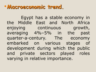 Economy Of Egypt | PPT