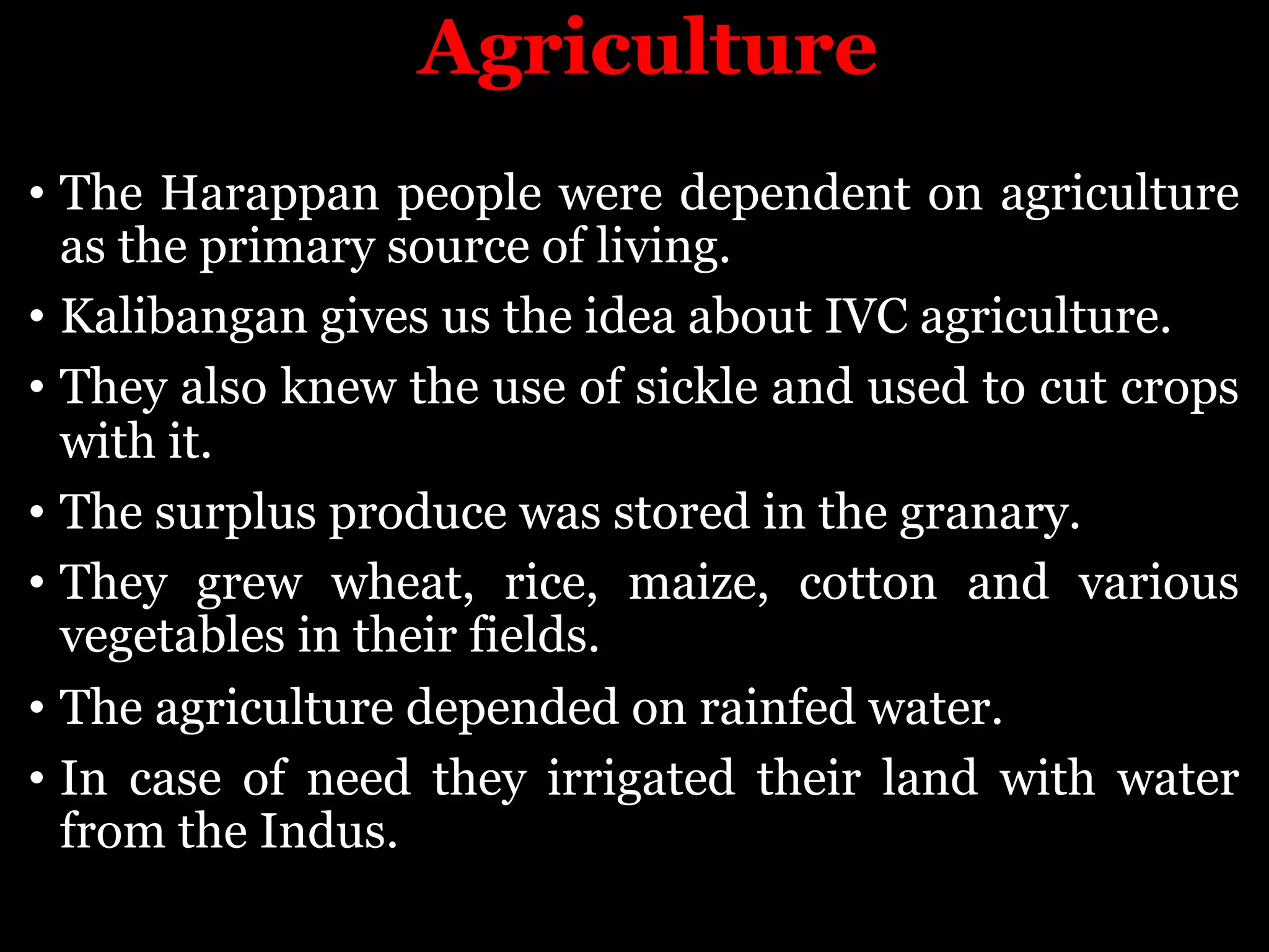 Economy of indus valley | PDF