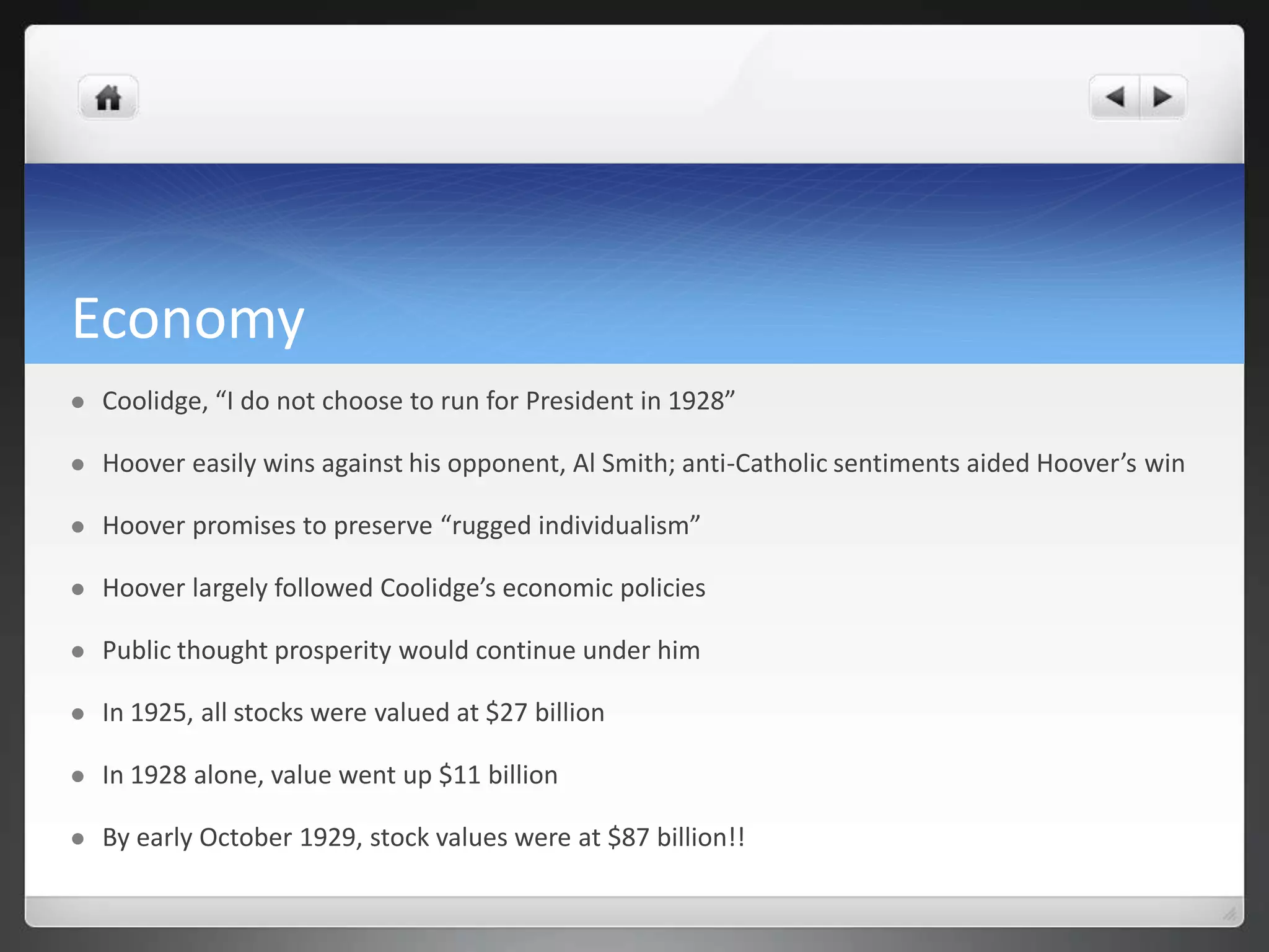 Economy Of The Late1920s | PPTX