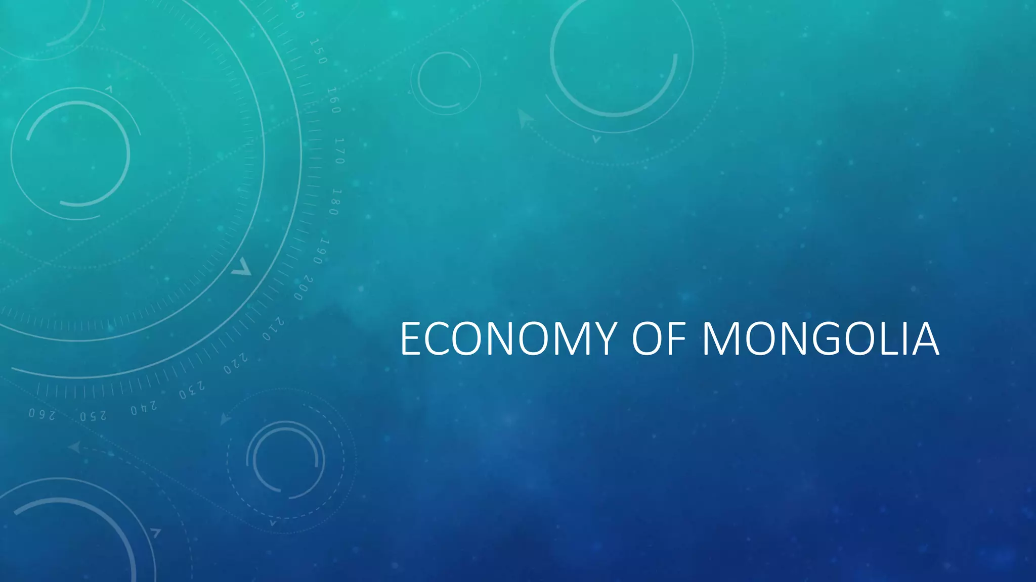 Economy of mongolia in today | PPTX