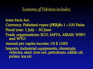 Economy of pakistan | PPT