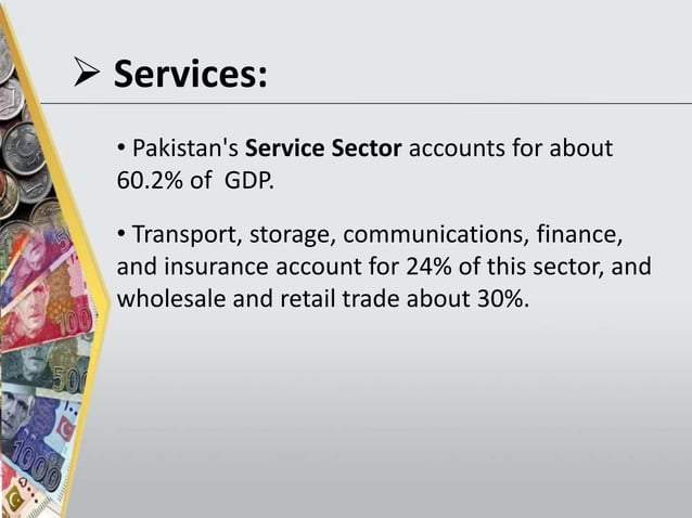 Economy of Pakistan & its Issues | PPTX | Agriculture | Industries