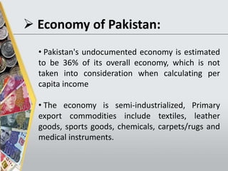 Economy of Pakistan & its Issues | PPTX