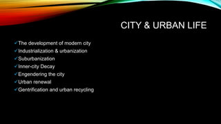 Economy politics and city life | PPTX