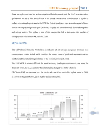 Economy Report of United Arab Emirates | PDF