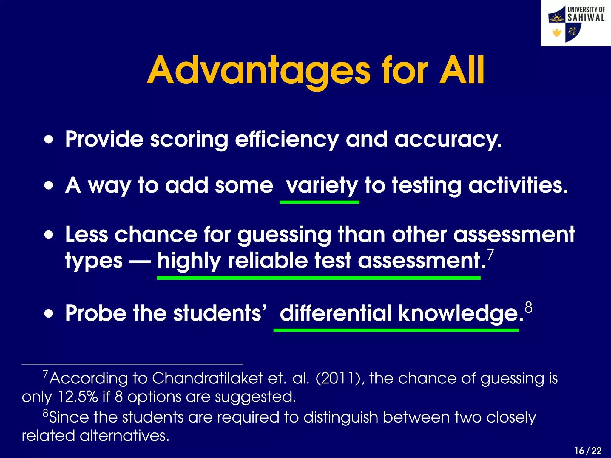 Types of Assessment: Matching Questions | PDF