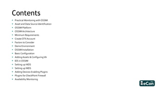 Continuous monitoring with OSSIM | PPTX