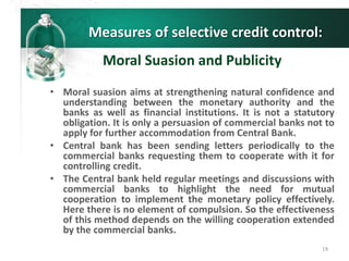 Credit Control Tools | PPTX | Interest Rates | Economy