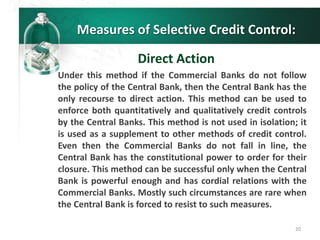 Credit Control Tools | PPTX | Interest Rates | Economy