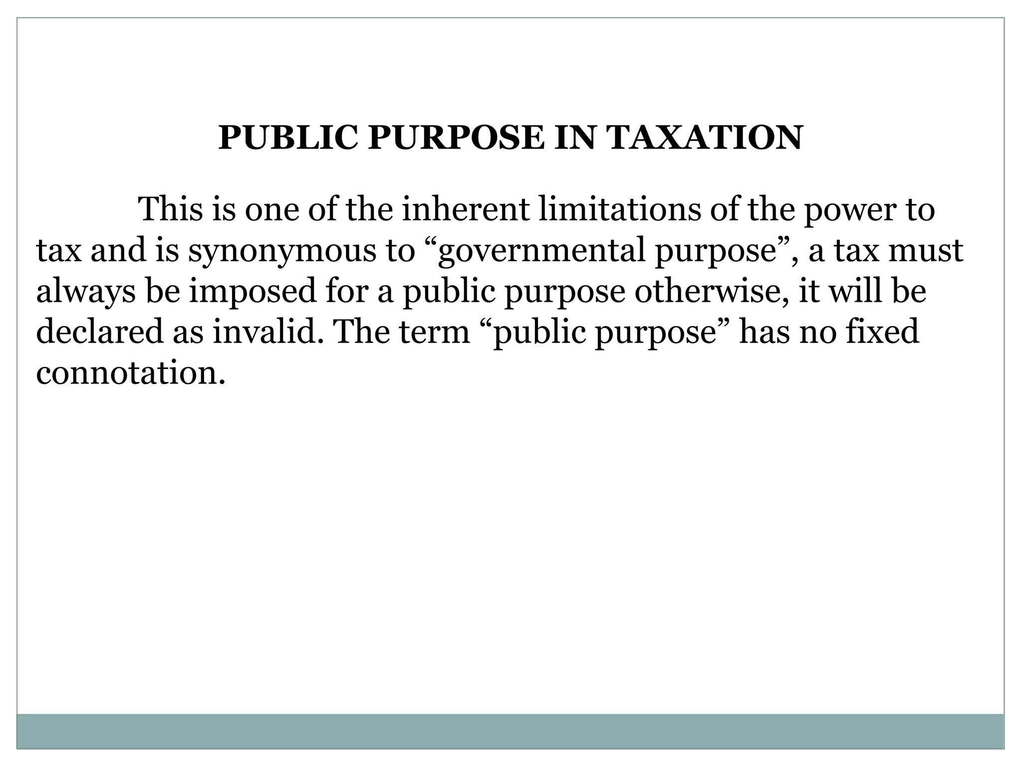 principles of taxation | PPTX