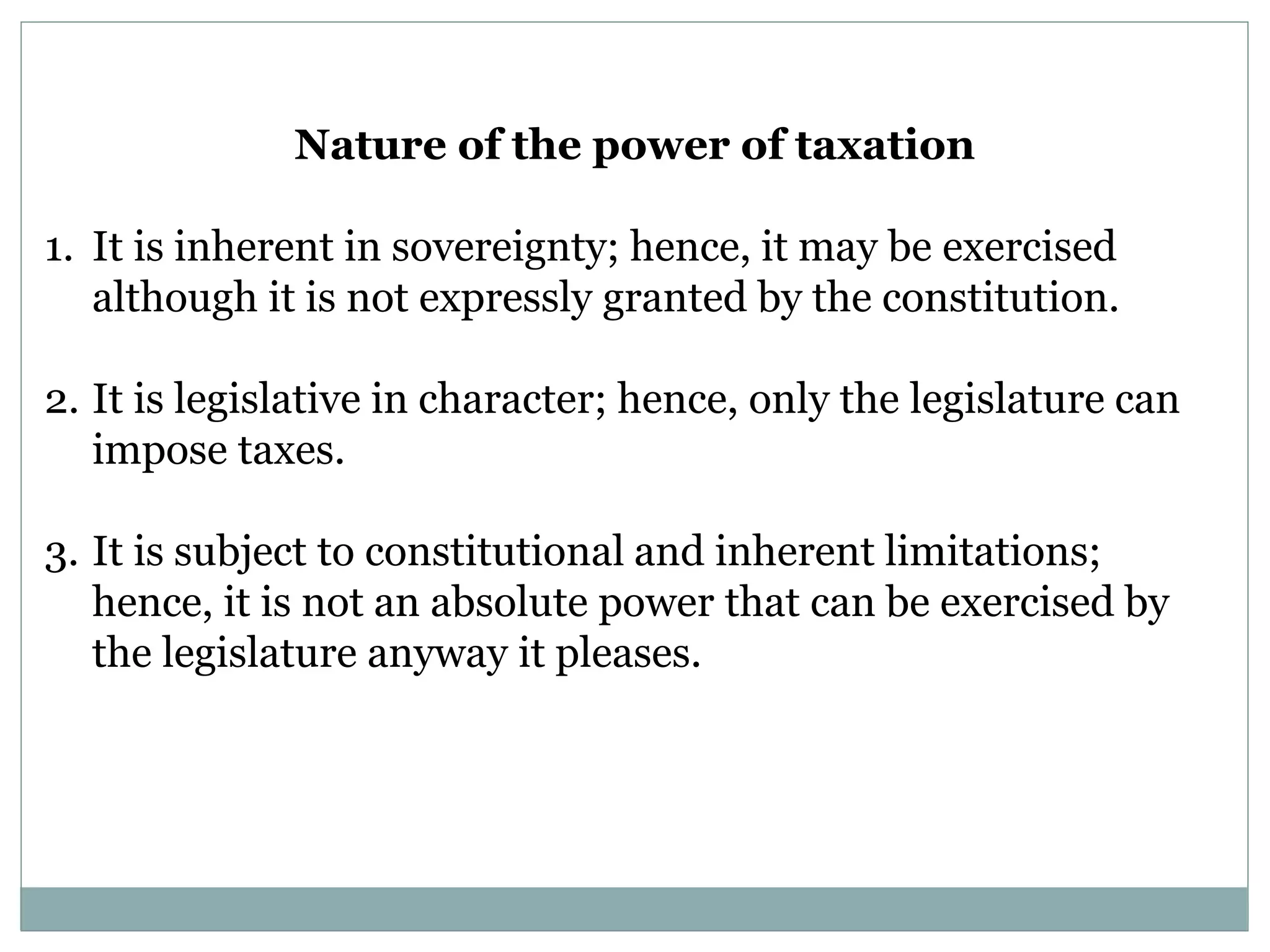 principles of taxation | PPTX