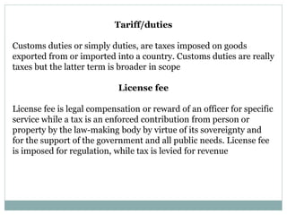 principles of taxation | PPTX