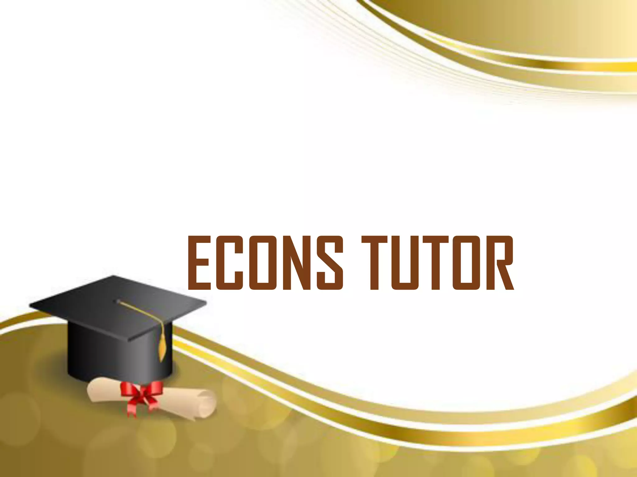 Econs Tutor | PDF