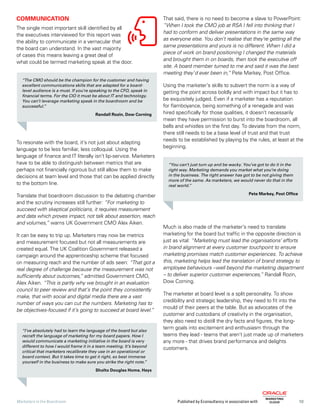 Marketers in the Boardroom | PDF