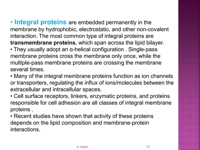 Plasma Membrane (Structure and Functions) | PDF | Biological Sciences ...