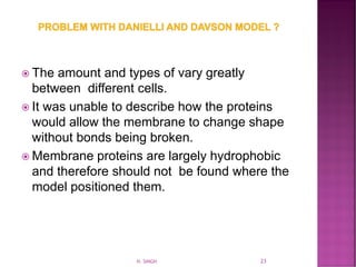 Plasma Membrane (Structure and Functions) | PDF