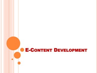 E content development | PPTX