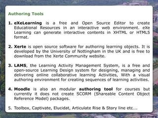 E content development and editing | PPTX