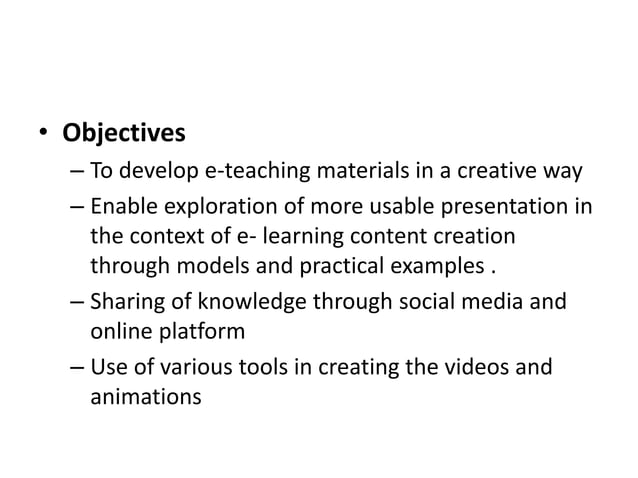 econtent for effective learning | PPT