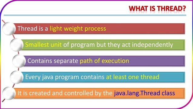econtent thread in java.pptx | Programming Languages | Computing
