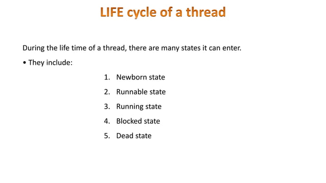 econtent thread in java.pptx | Programming Languages | Computing