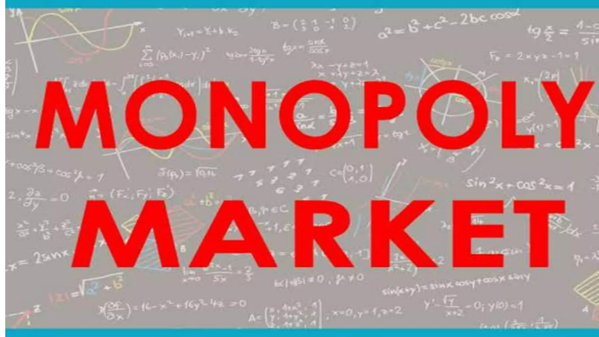 MONOPOLY MARKET | PPTX